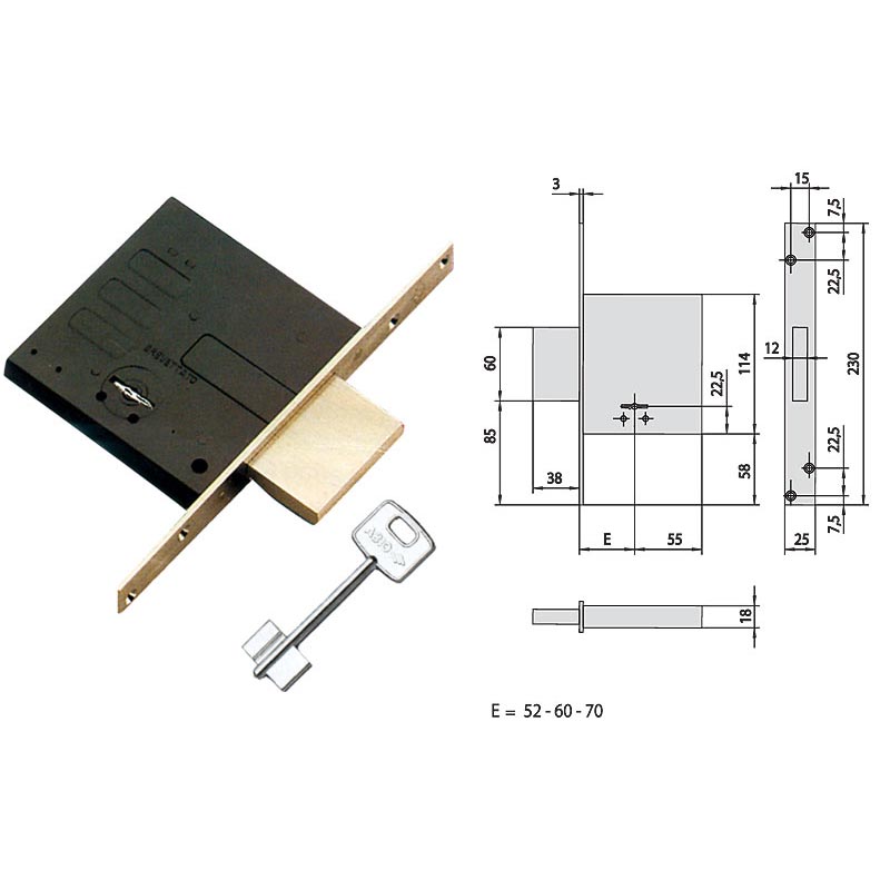 Lock CISA 57010/50 - ΓΙΩΤΑΚΗΣ ΧΑΡΙΤΩΝ